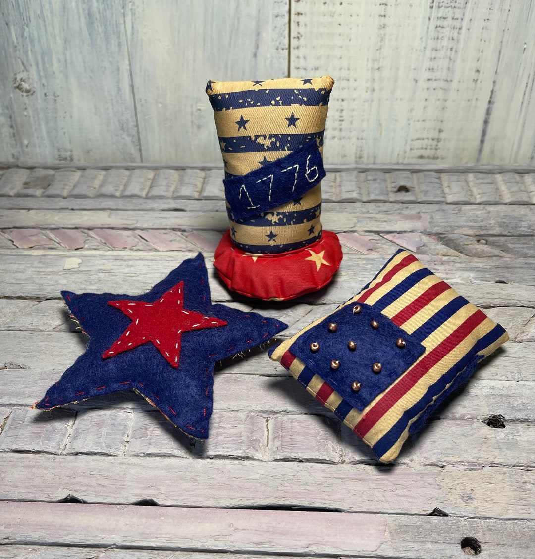 Patriotic Summer Bowl Fillers Set of 3 4th of July - Etsy