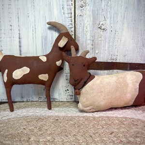Primitive Goats- Farmhouse Decor - Set of Two - Shelf Sitter - Etsy