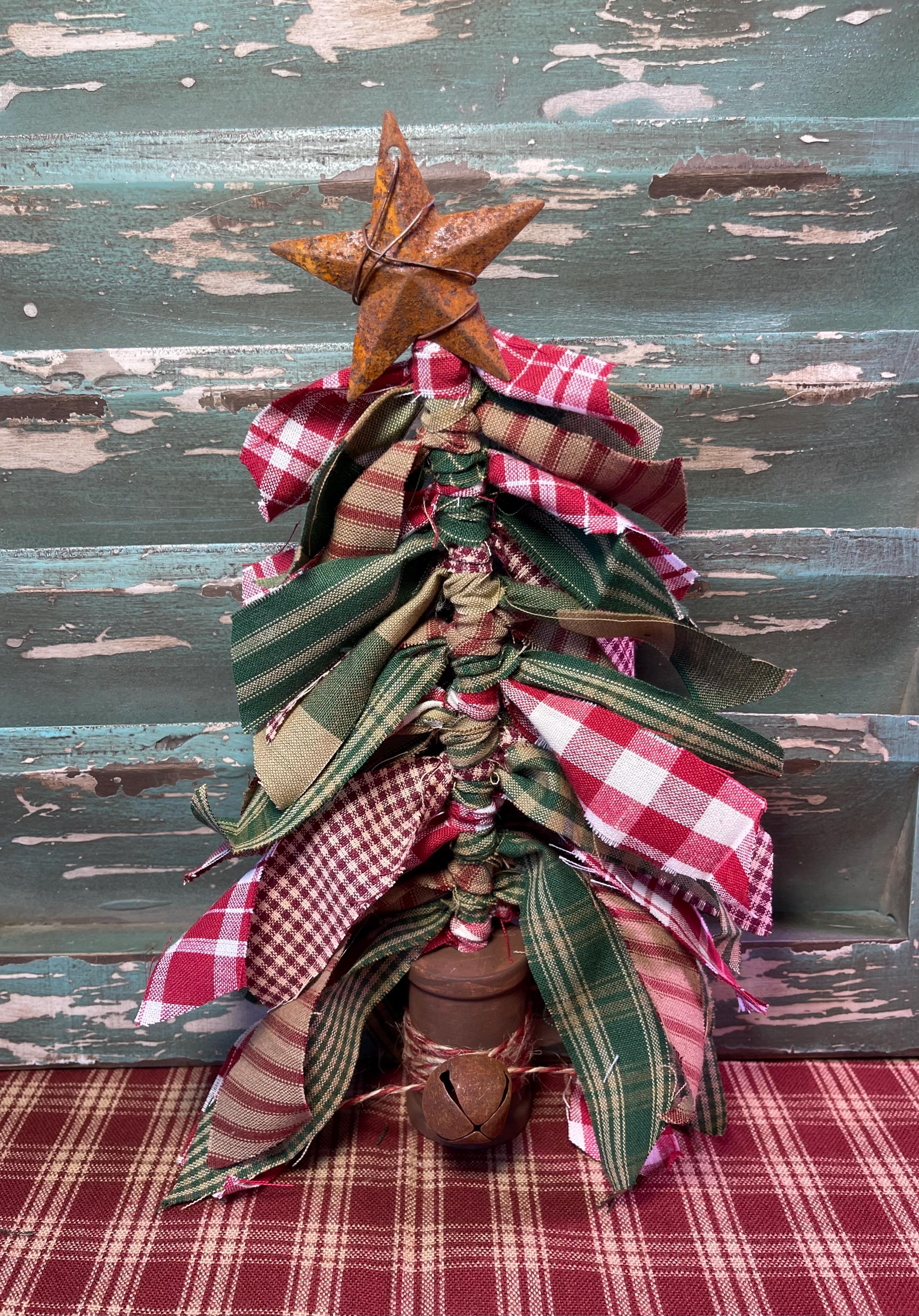 Primitive Rag Tree - Christmas Tree - Holiday Decor - Etsy