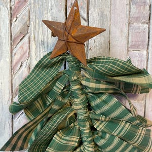 Primitive Rag Tree - Christmas Tree - Holiday Decor - Etsy