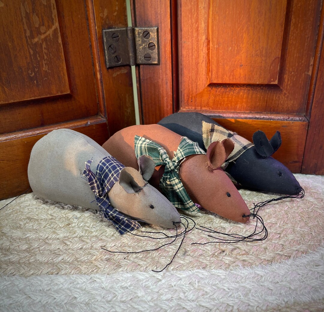 Primitive Mice Set of 3 Farmhouse Decor - Etsy