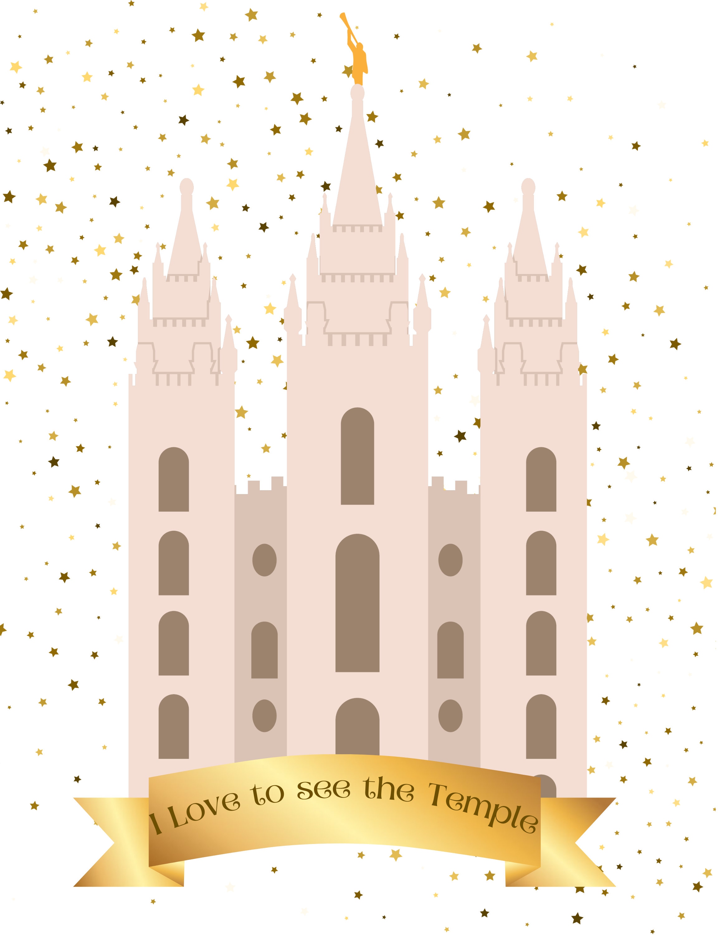 Baptism Poster LDS Baptism Decor Choose the Right, Temple Poster, Great ...