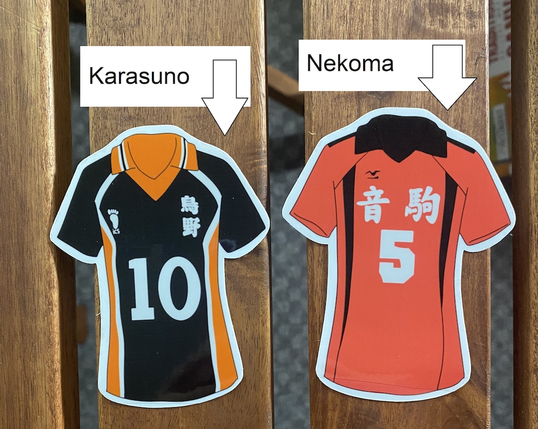 Haikyu Stickers Karasuno and Nekoma - Etsy
