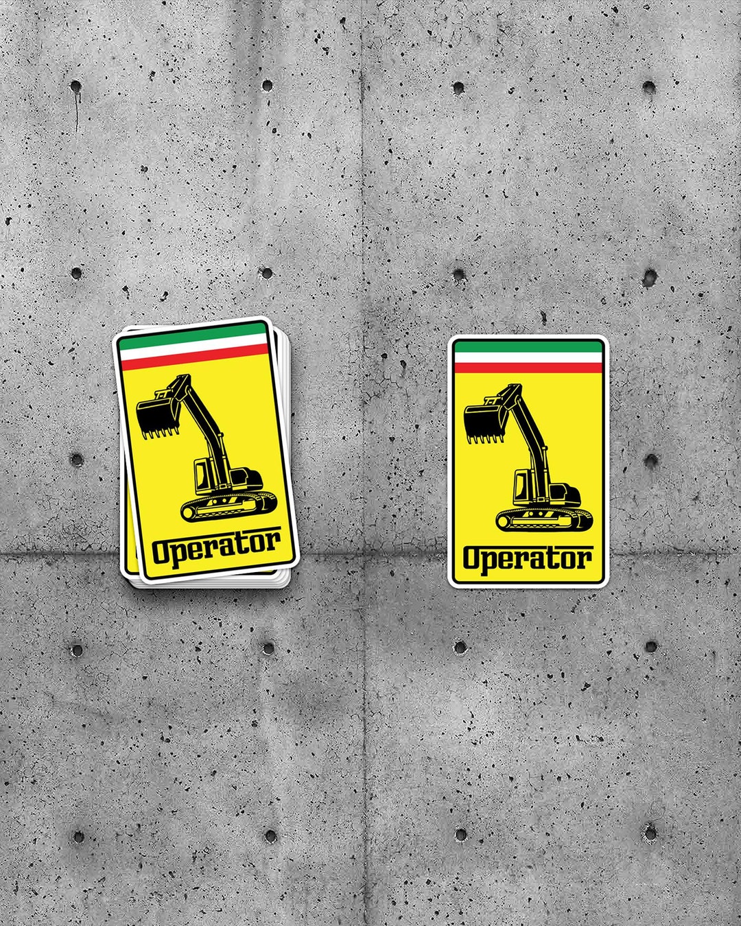 Hard Hat Sticker Operator Rari Badge - Etsy