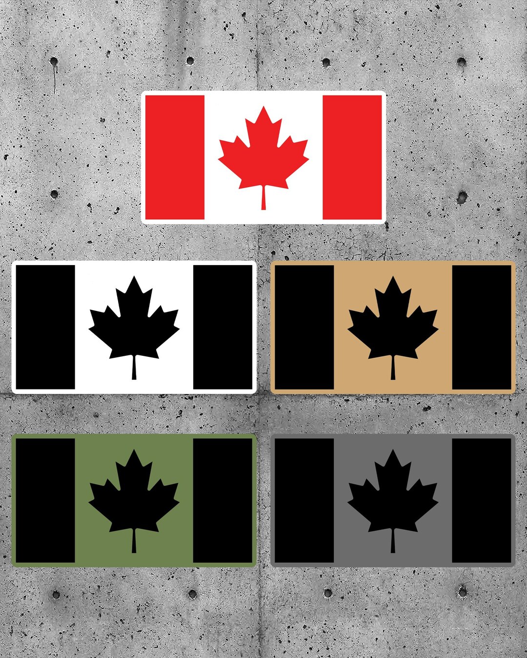 2 Pack - Hard Hat Sticker - Canadian Flag - Tactical- Check Out Our ...