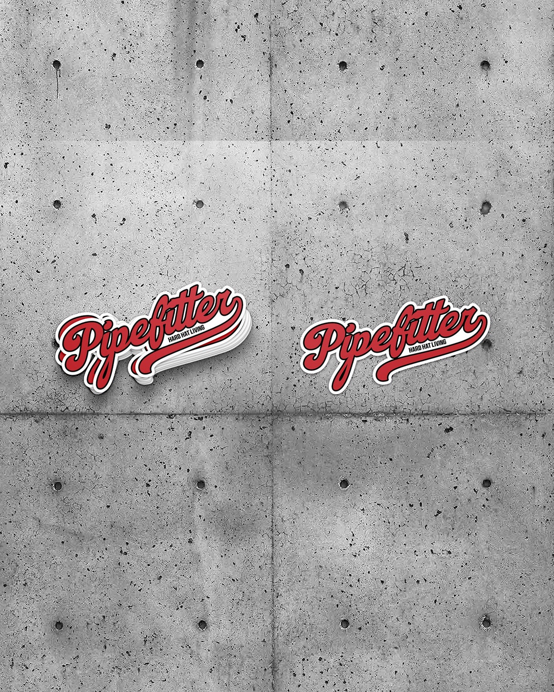 Weatherproof Hard Hat Sticker Pipefitter - Etsy