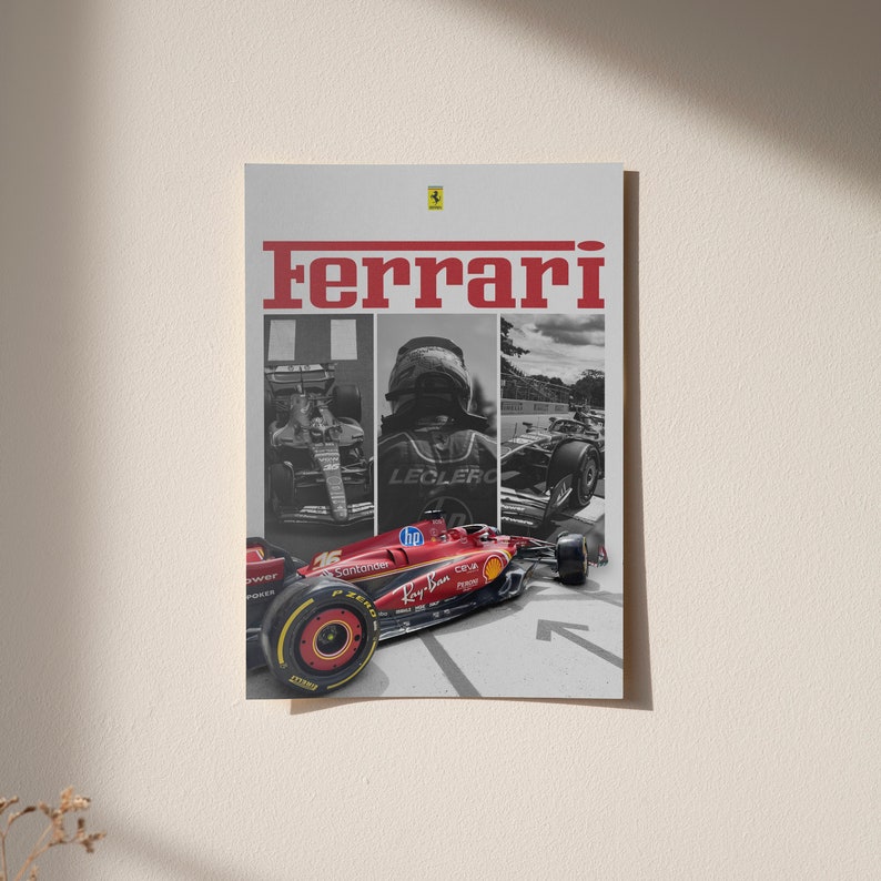 Formula 1 Poster Prints Mclaren, Ferrari, Mercedes Constructors Teams ...