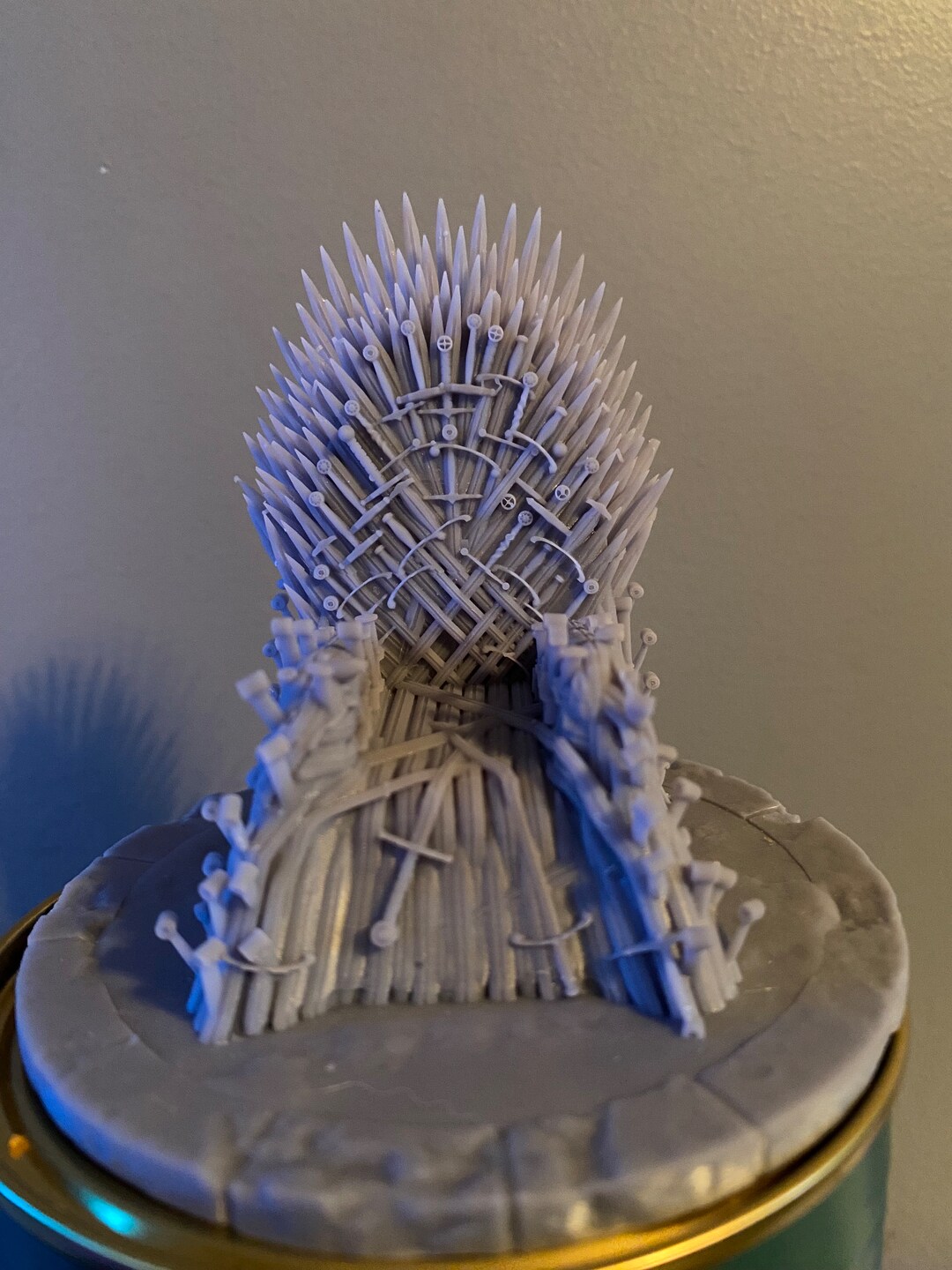 Iron Throne game of Thrones 3D Printed Model Resin-7k Ultra High ...