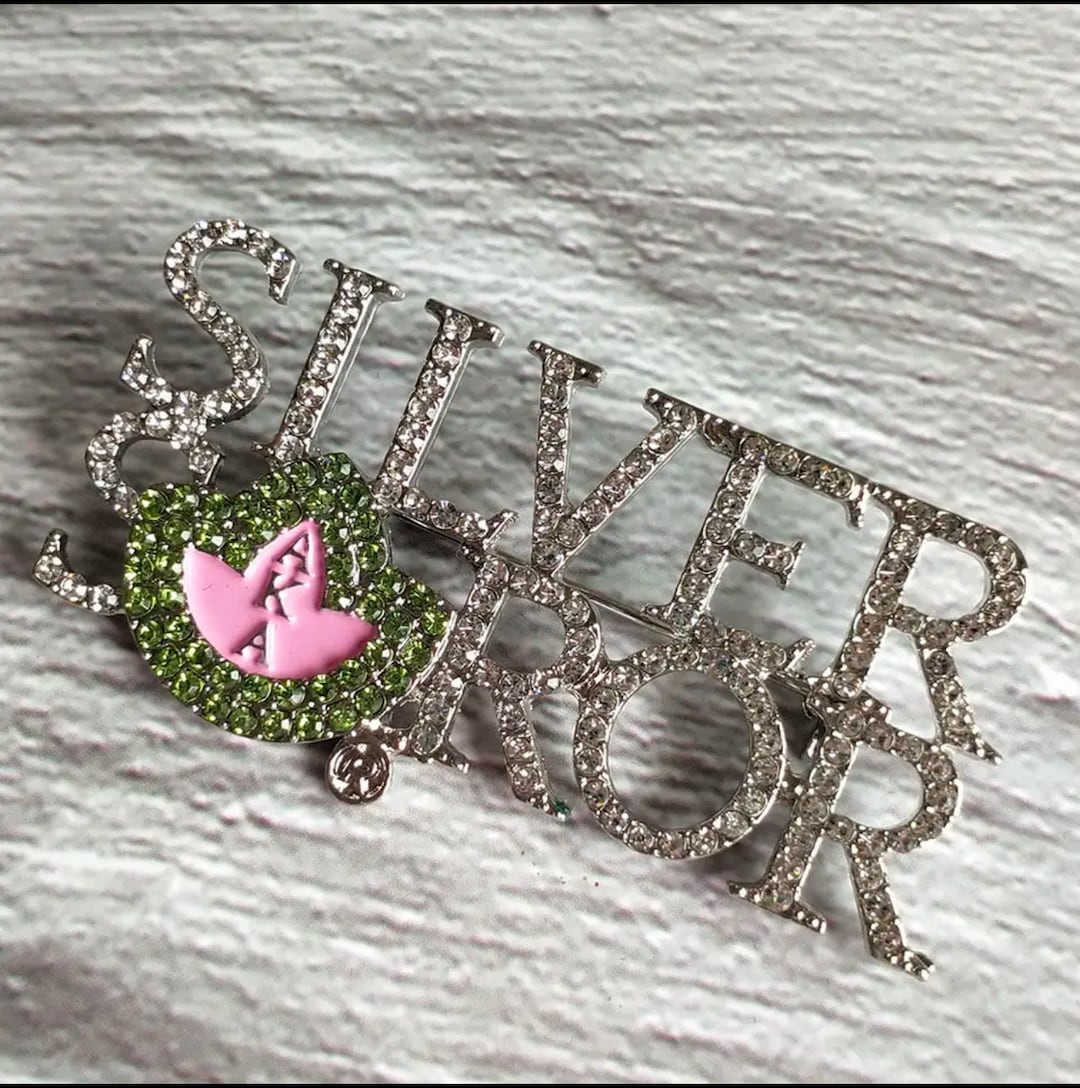 Silver Star Soror Sorority Brooch - Etsy