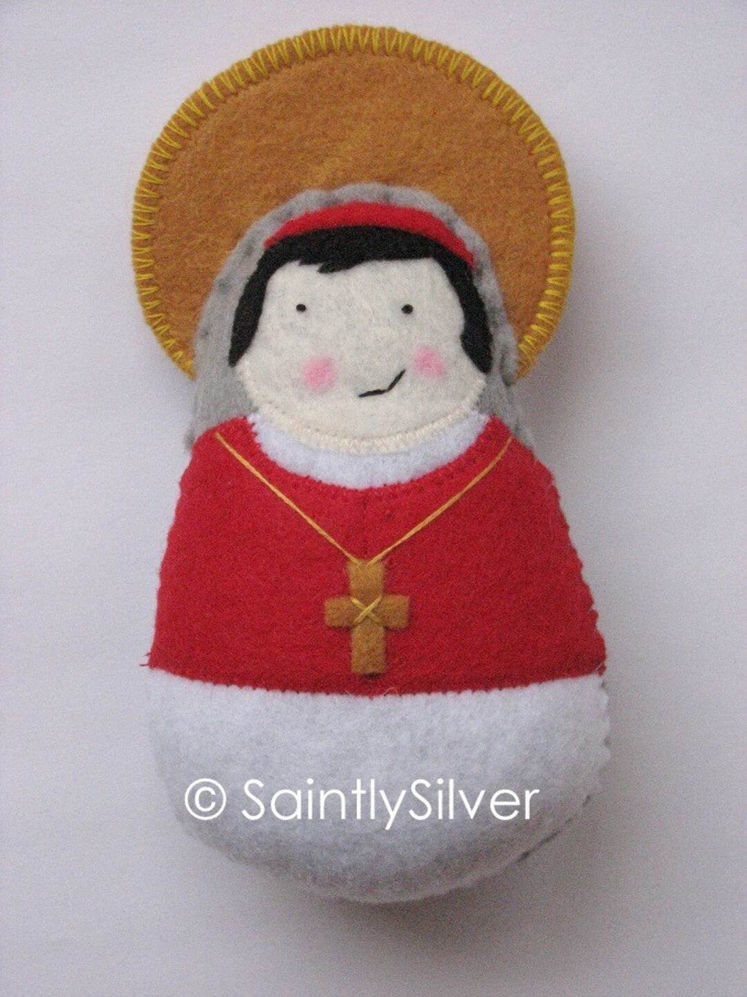 St. Charles Borromeo Felt Saint Softie - Etsy