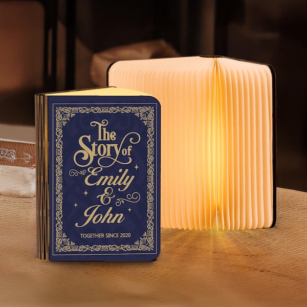 Book Lamp - Etsy
