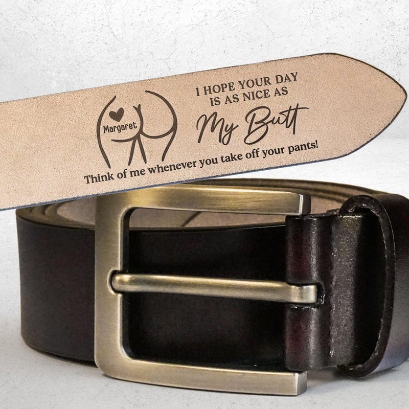 Funny Saying on Belts - Etsy