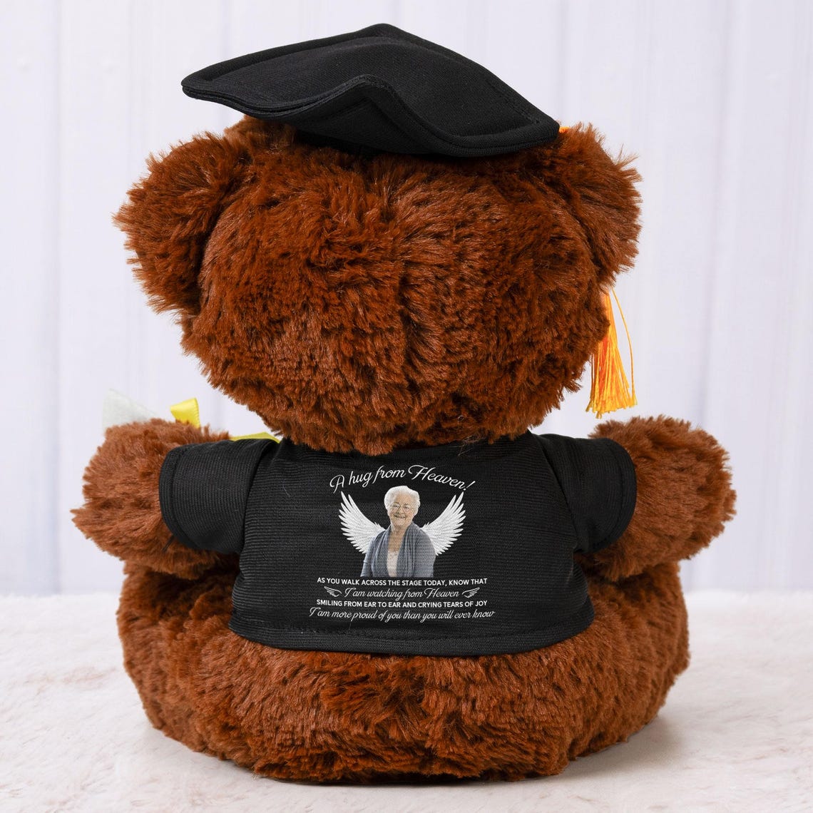 Personalized Graduation Teddy Bear With Photo - Memorial Gift - Etsy