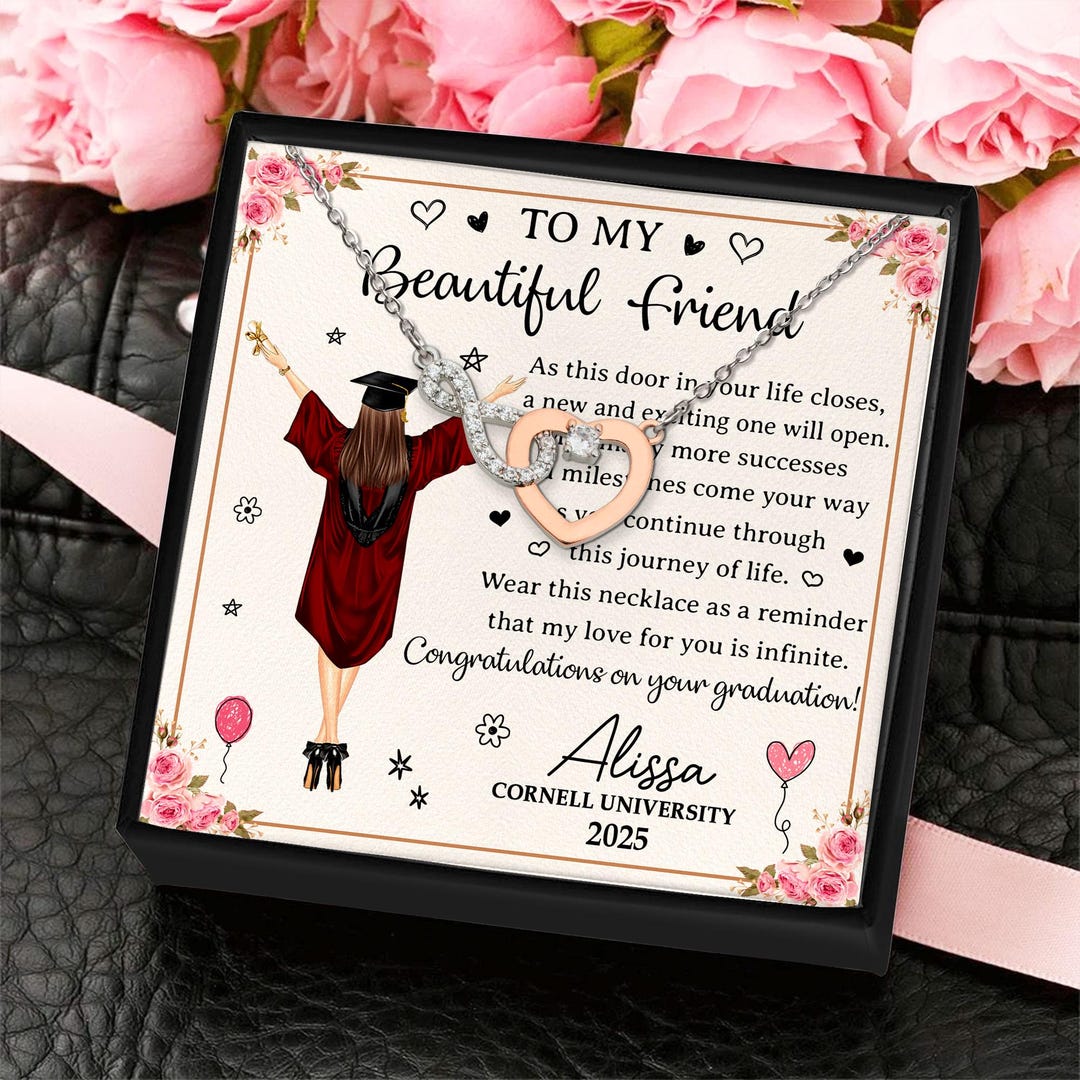 Congratulations on Your Graduation - Personalized Infinity Heart ...