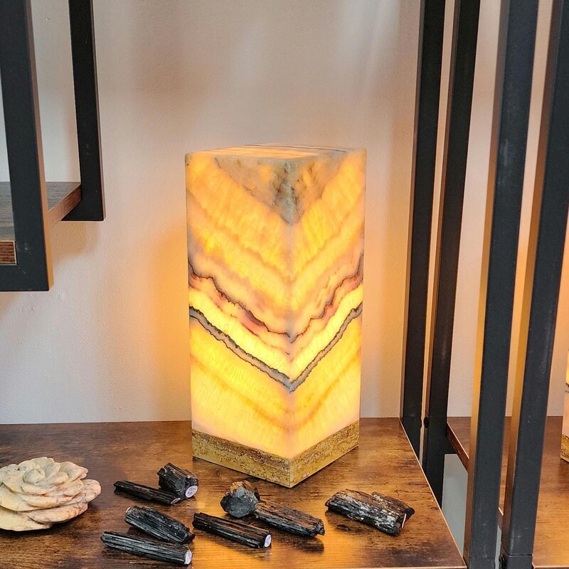 Onyx Lamps - Etsy