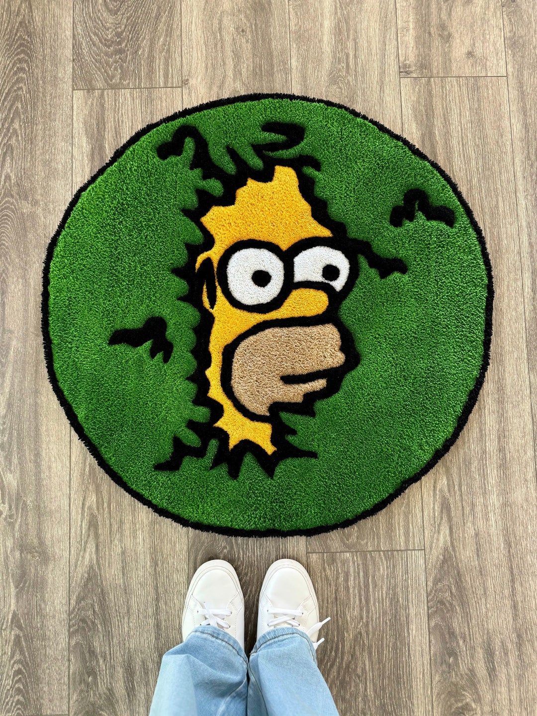 Custom Tufting Rug, Homer Simpson, Hand Made - Etsy