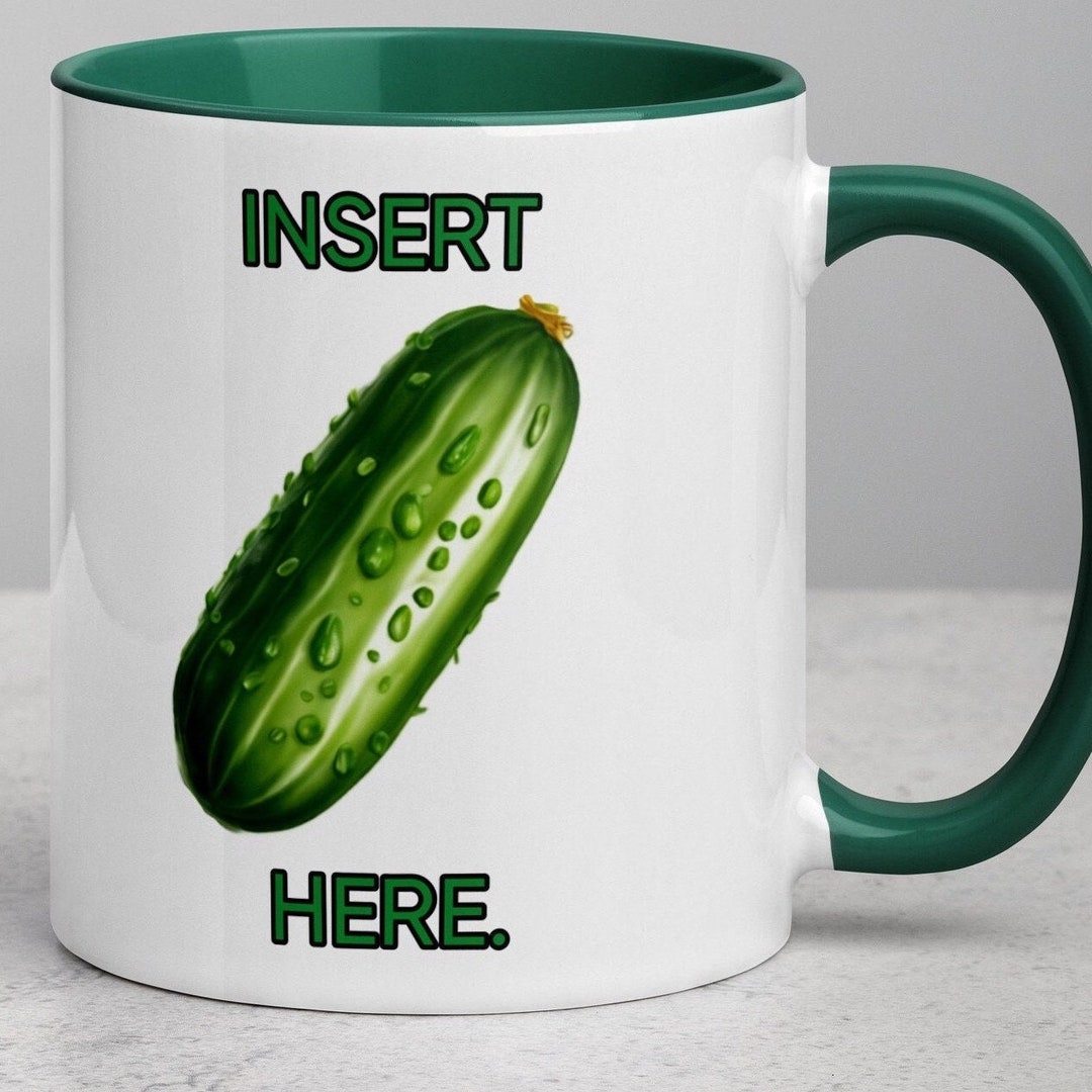 Insert Pickle Here Coffee Mug - Etsy