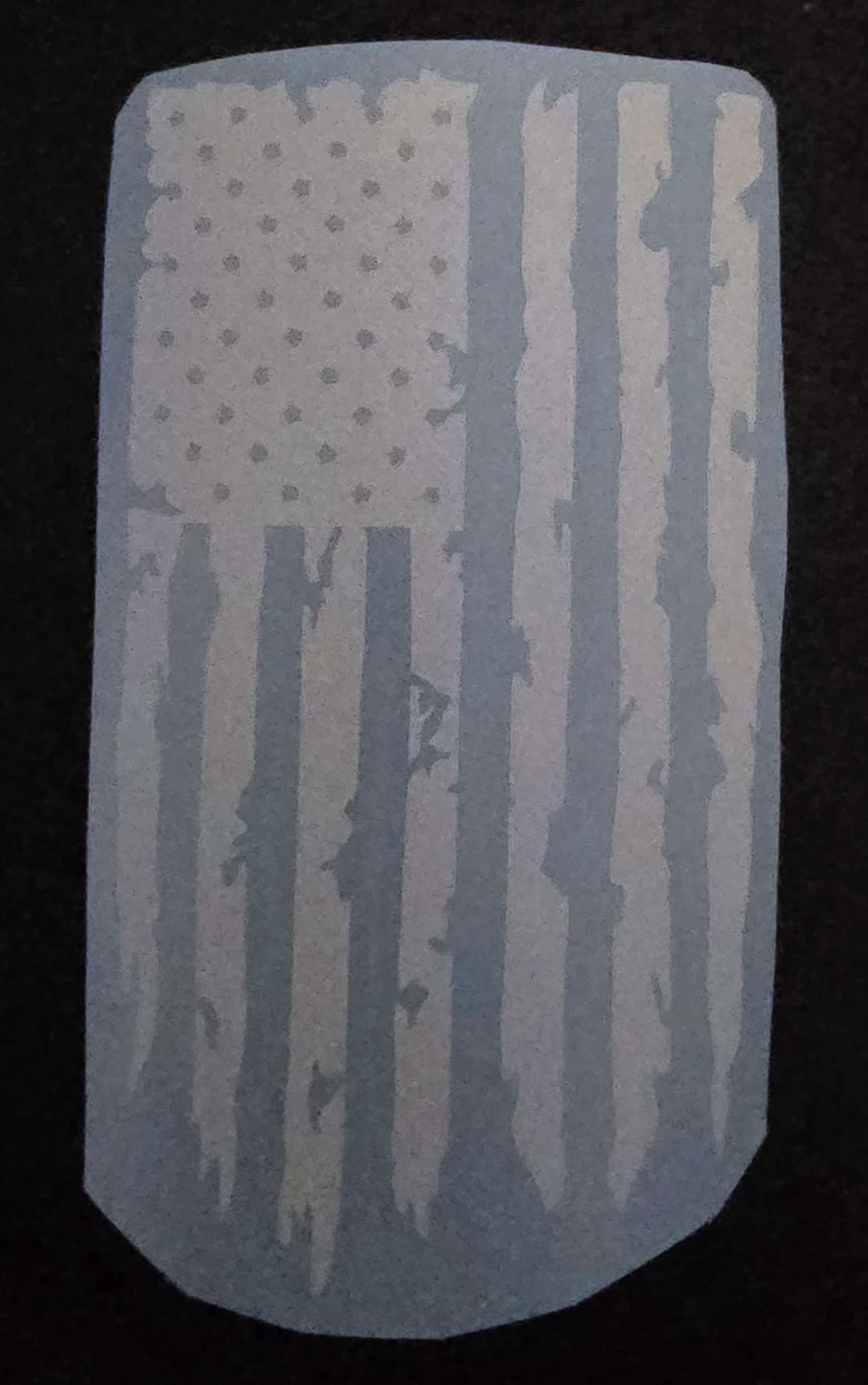 Tattered American Flag Vinyl Sticker - Etsy