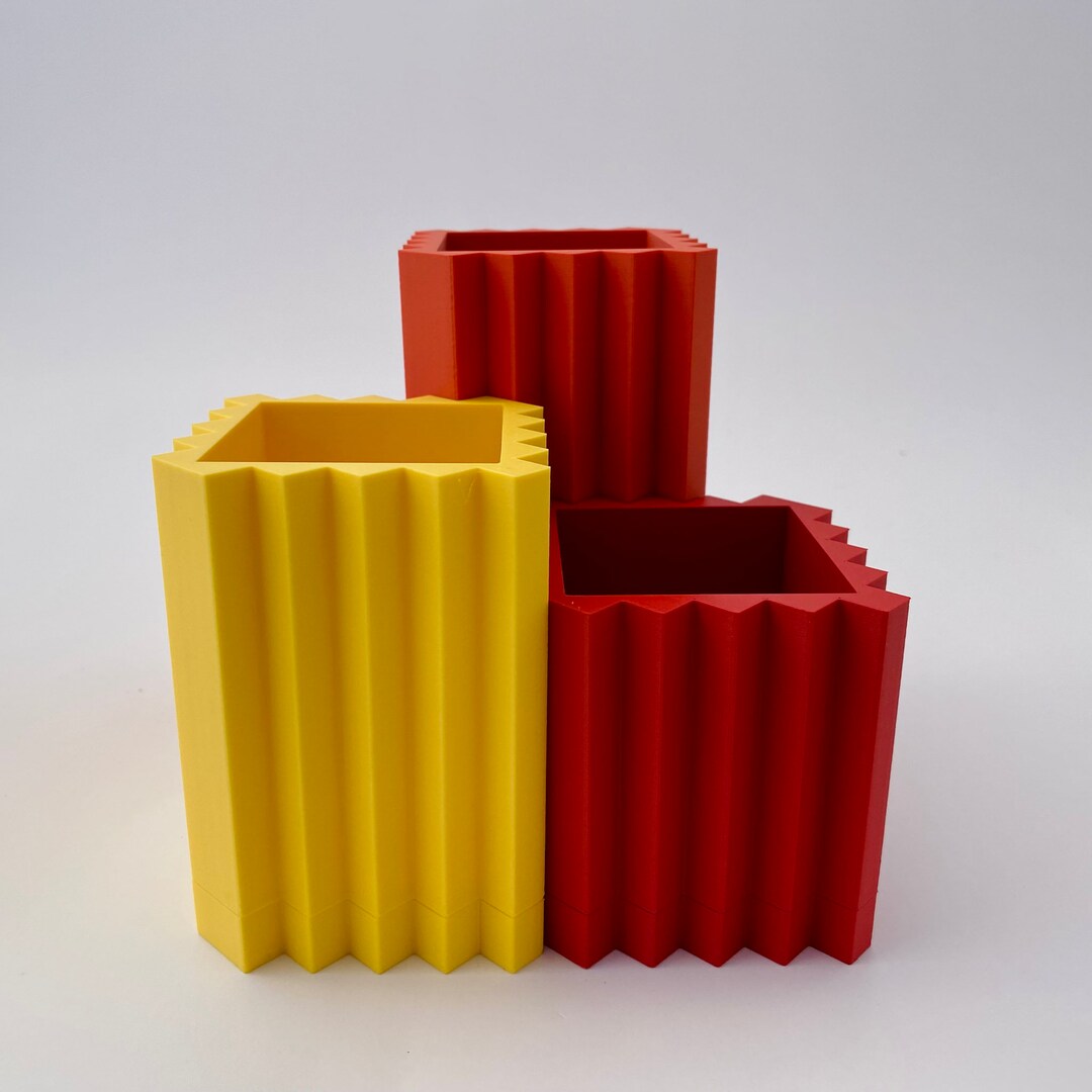 Modular Planter Set - Set of 3D Printed Pots for Succulents, Perfect ...