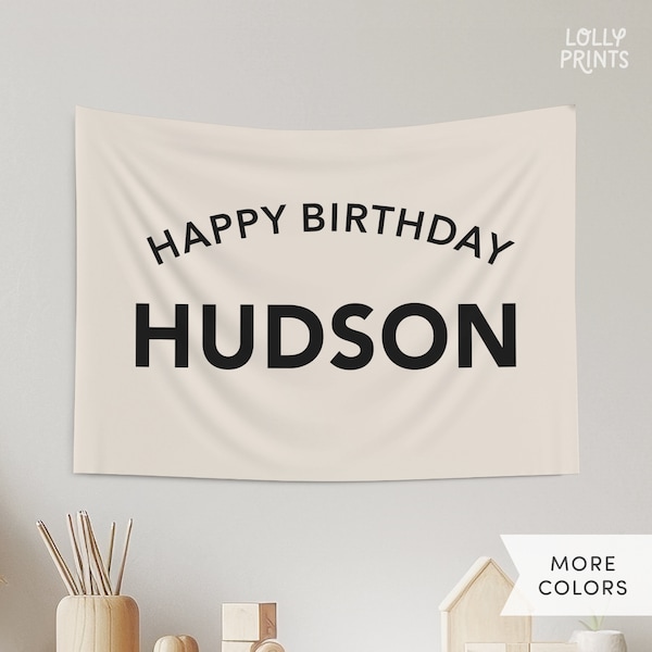 Personalized Happy Birthday Banners - Etsy