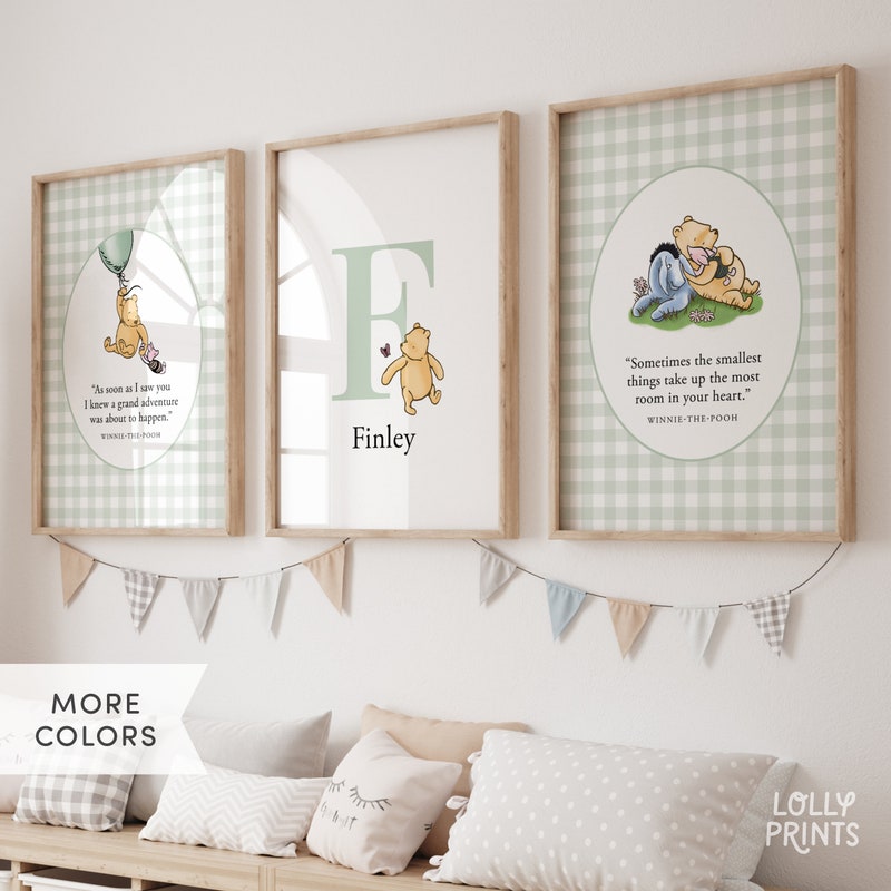 Winnie Pooh Letters - Etsy