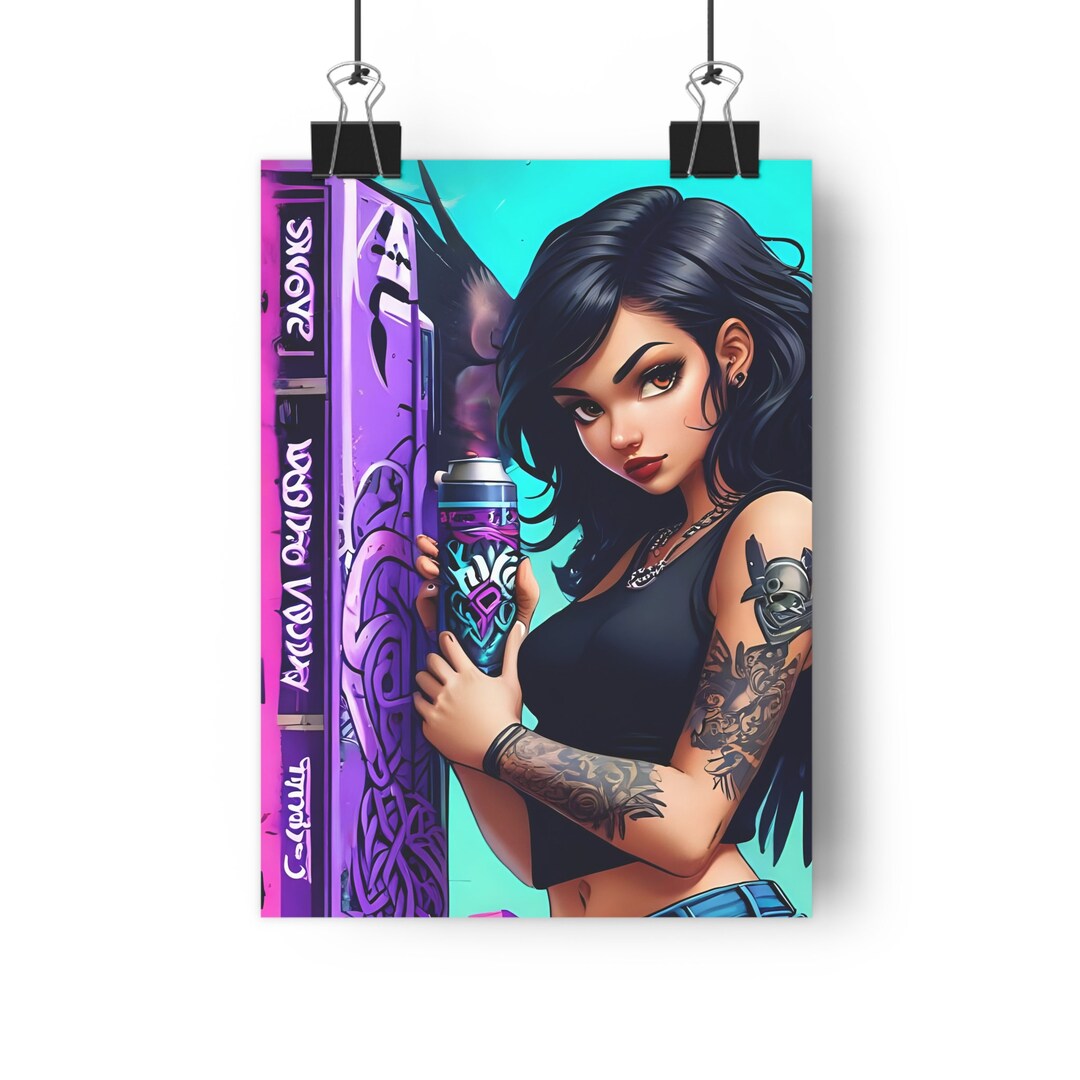 Graffiti Crow Baby Giclée Art Print - Etsy