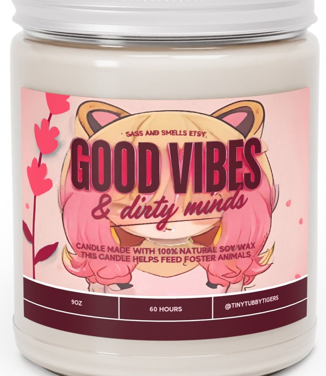 Dirty Minds : Scented Candle, Stylish Glossy Stylish Sassy Candle ...