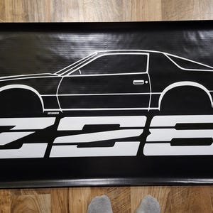 Big Vinyl Banner Sign Poster 80 Chevy Camaro Z28 4'x2' Garage, Shop ...