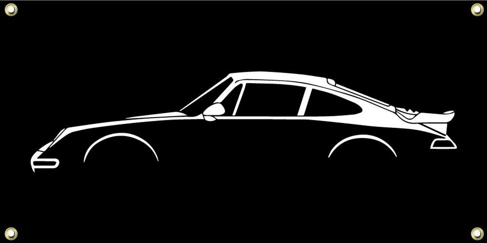 Big Vinyl Banner Sign Poster Porsche 911 GT1 4'x2' Garage, Shop, Store ...