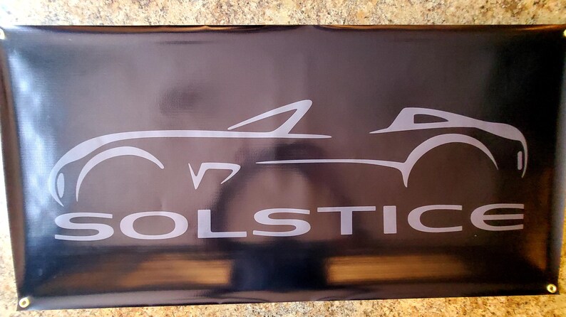 Big Vinyl Banner Sign Poster Pontiac Solstice 4'x2' Garage, Shop, Store ...