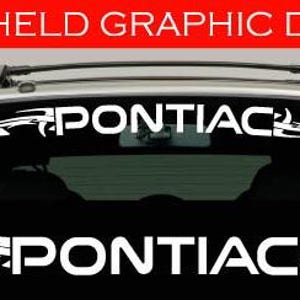 Windshield Banner Pontiac Firebird - Etsy