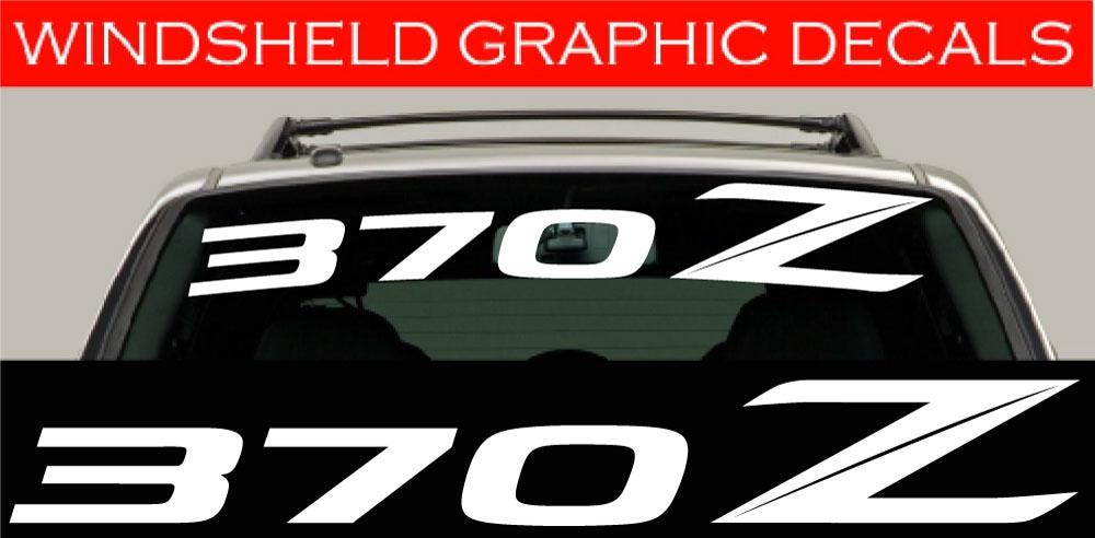 New Decal Sticker Windshield Banner Nissan 370Z - Etsy