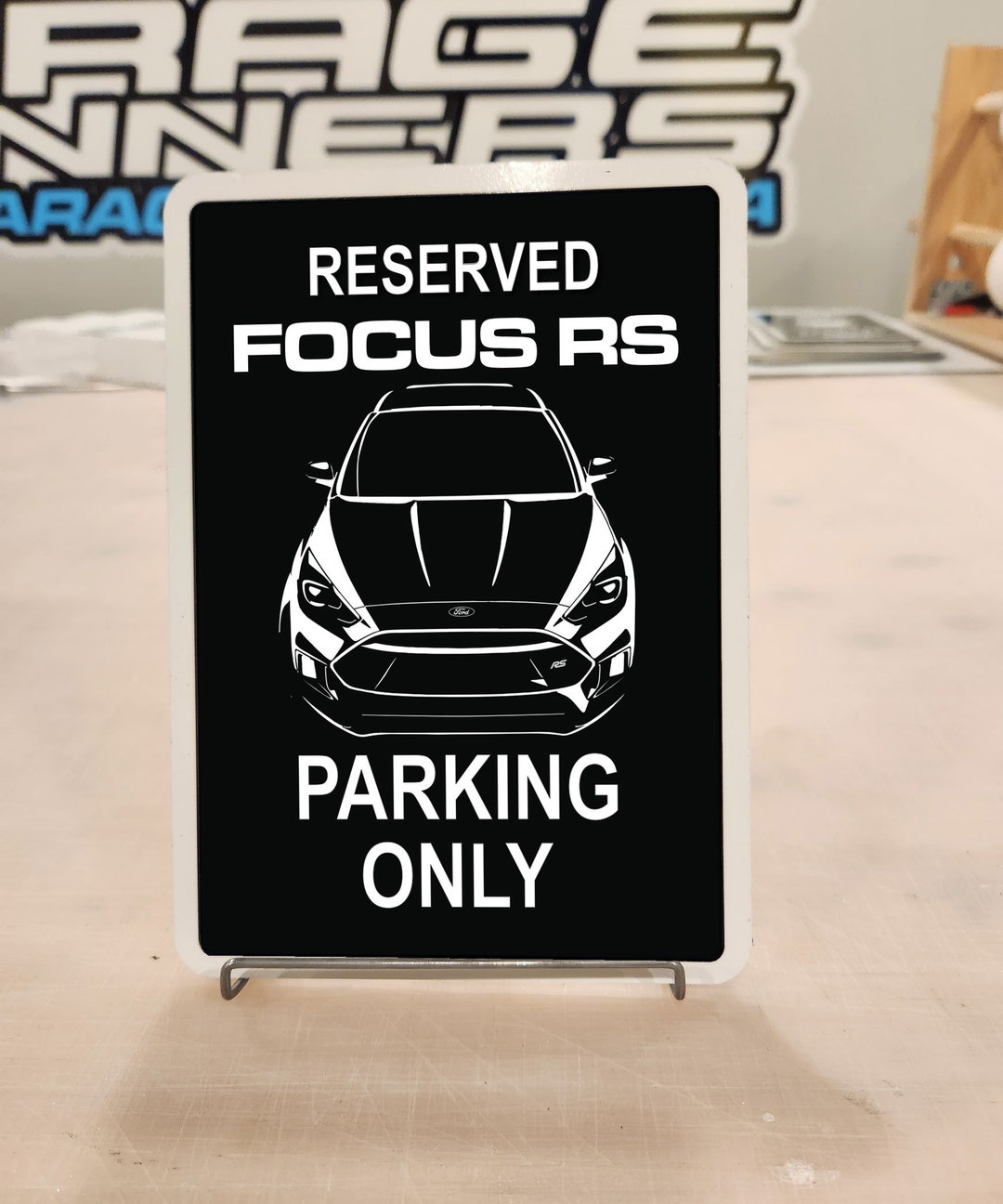 New Ford Focus RS, ST, Focus Sign, Ford Owners, Compact, Garage Decor ...
