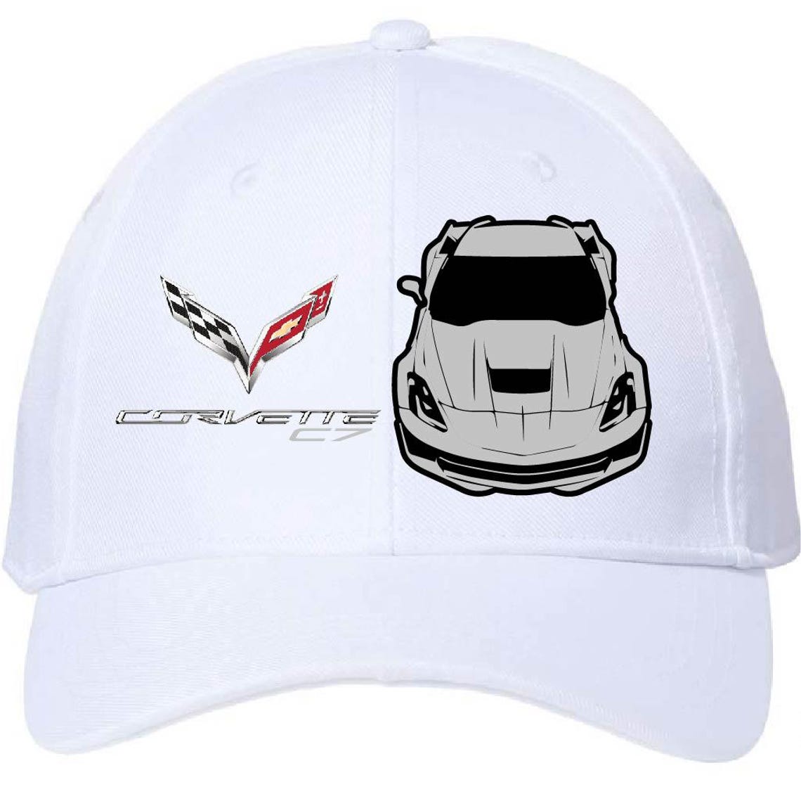 Baseball Cap, Hat Chevy Corvette C7 Front - Etsy