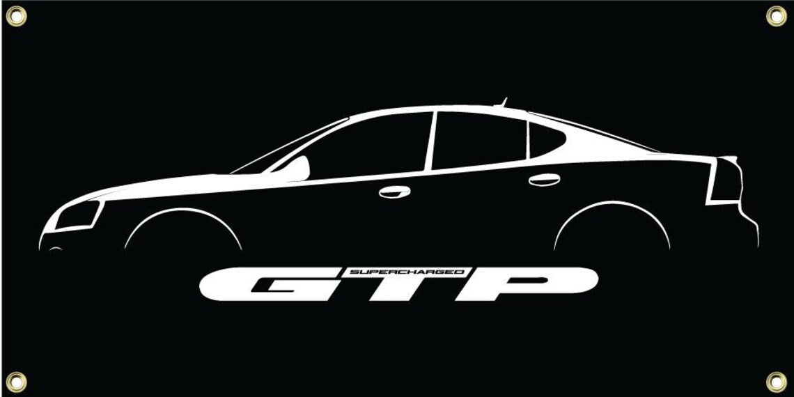 Big Vinyl Banner Sign Poster Pontiac Granf Prix GTP 4'x2' Garage, Shop ...