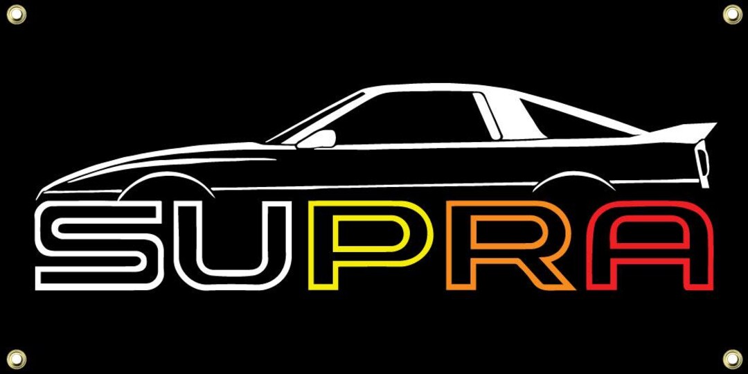 Big Vinyl Banner Sign Poster Toyota Supra MK3 4'x2' Garage, Shop, Store, Carshow, - Etsy