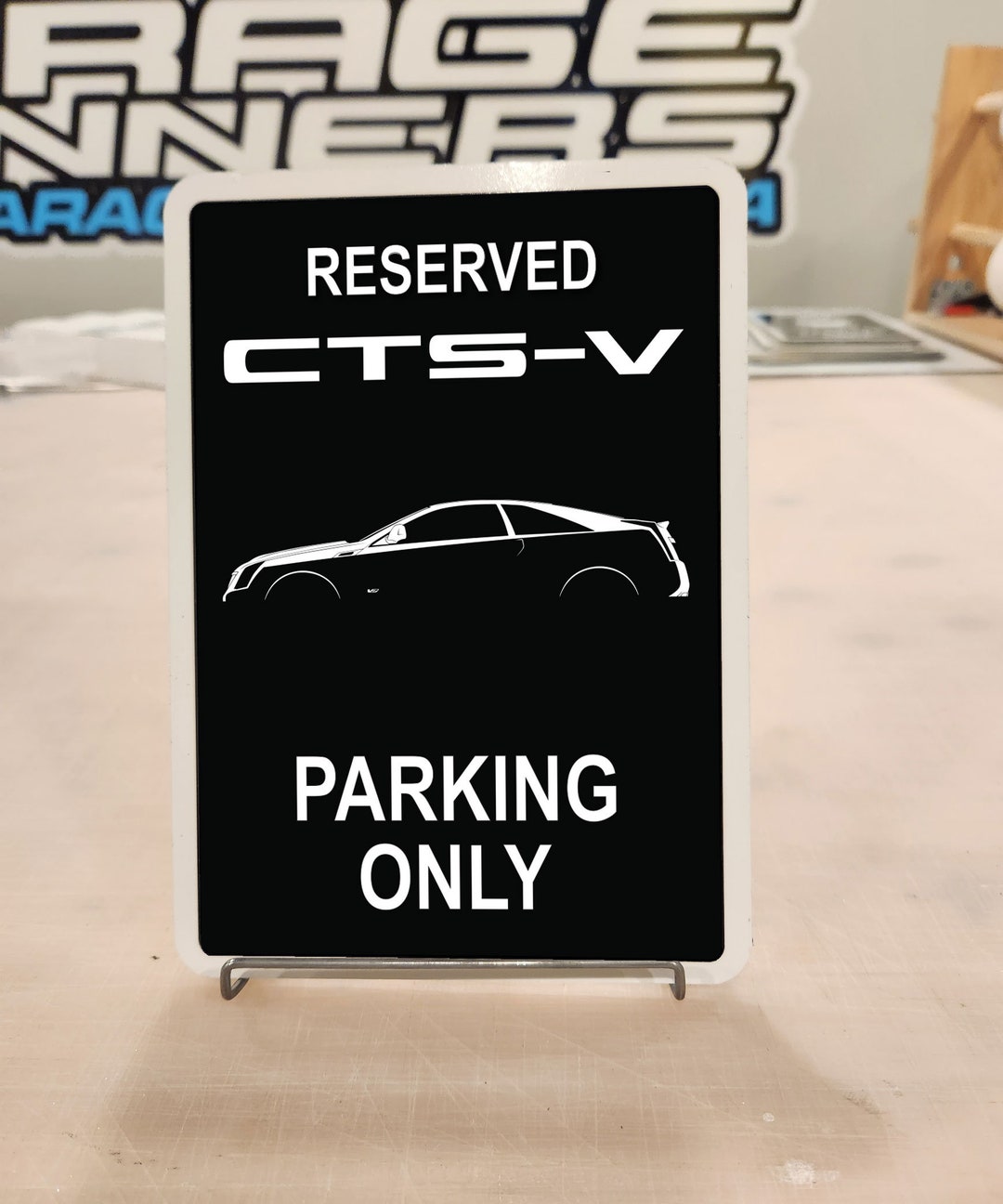 New Cadillac CTS-V , Coupe Sign, Owners, American Muscle, Garage Decor ...
