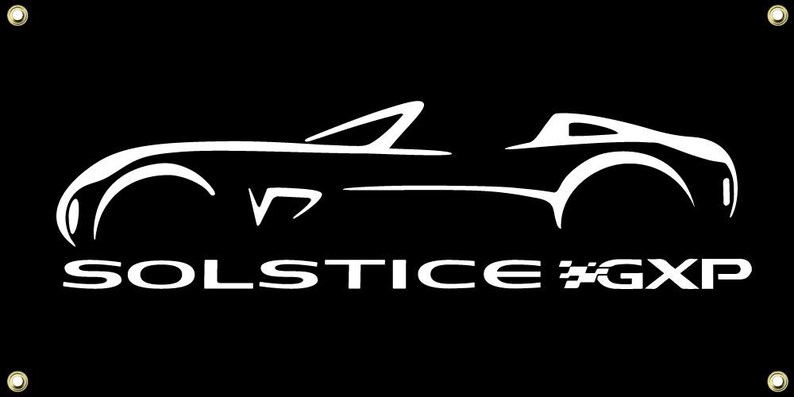 Big Vinyl Banner Sign Poster Pontiac Solstice GXP 4'x2' Garage, Shop ...