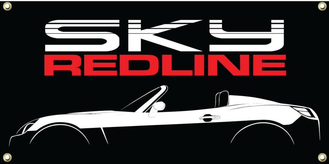 Big Vinyl Banner Sign Poster Saturn SKY Redline 4'x2' Garage, Shop ...