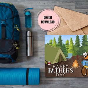 Printable Fathers Day Card, Happy Fathers Day, Goofy & Max, Fathers Day ...