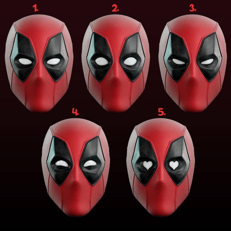 Deadpool 3 Mask With Wolverine Attack Marks - Etsy