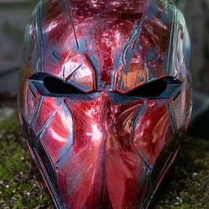 Red Hood Mech Mask – DC Cosplay Helmet With Premium 2K Paint Finish ...