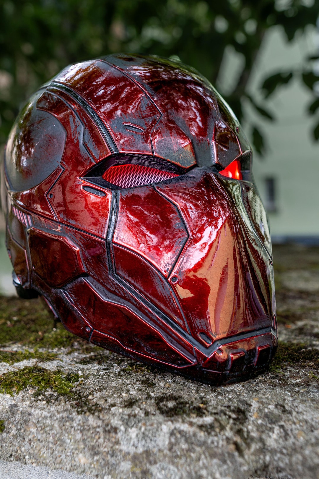 Red Hood Mech Mask – DC Cosplay Helmet With Premium 2K Paint Finish ...