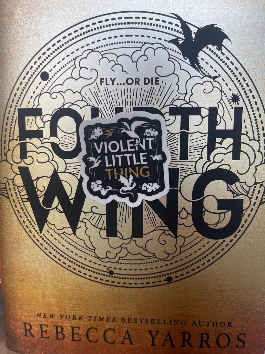 Fourth Wing Sticker | Booktok Sticker | Kindle Sticker | Bookish ...