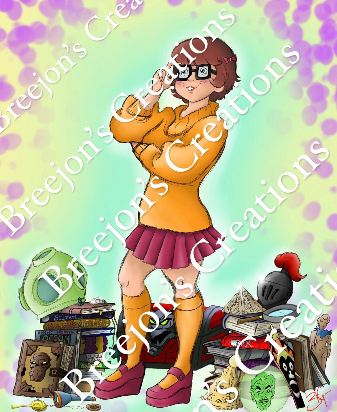 Velma Dinkley Scooby-doo Print digital - Etsy