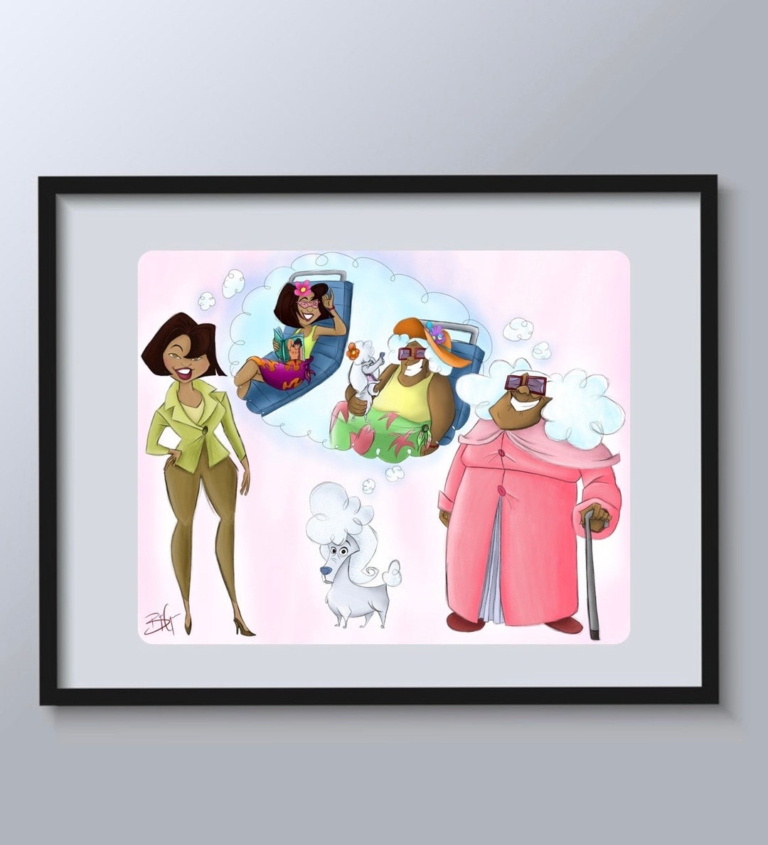 Trudy, Suga Mama and Puff Dreaming of a Vacation - the Proud Family ...
