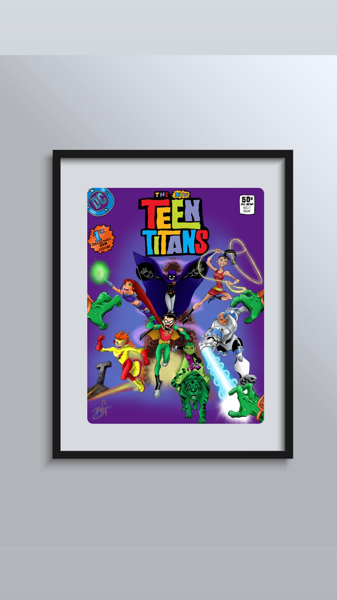Teen Titans Issue #1 Poster (physical) - Etsy