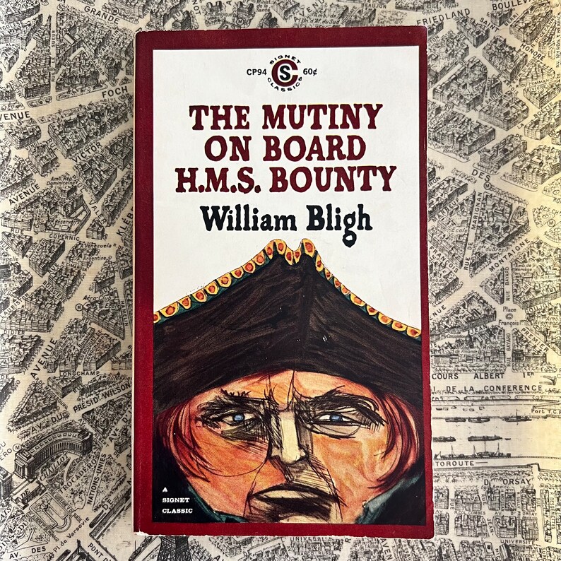 The Mutiny on Board the HMS Bounty Vintage Paperback - Etsy