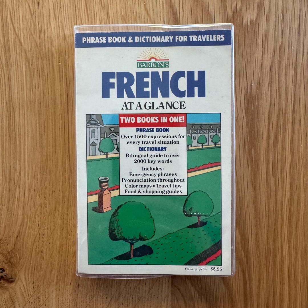 French at a Glance 1984 - Etsy