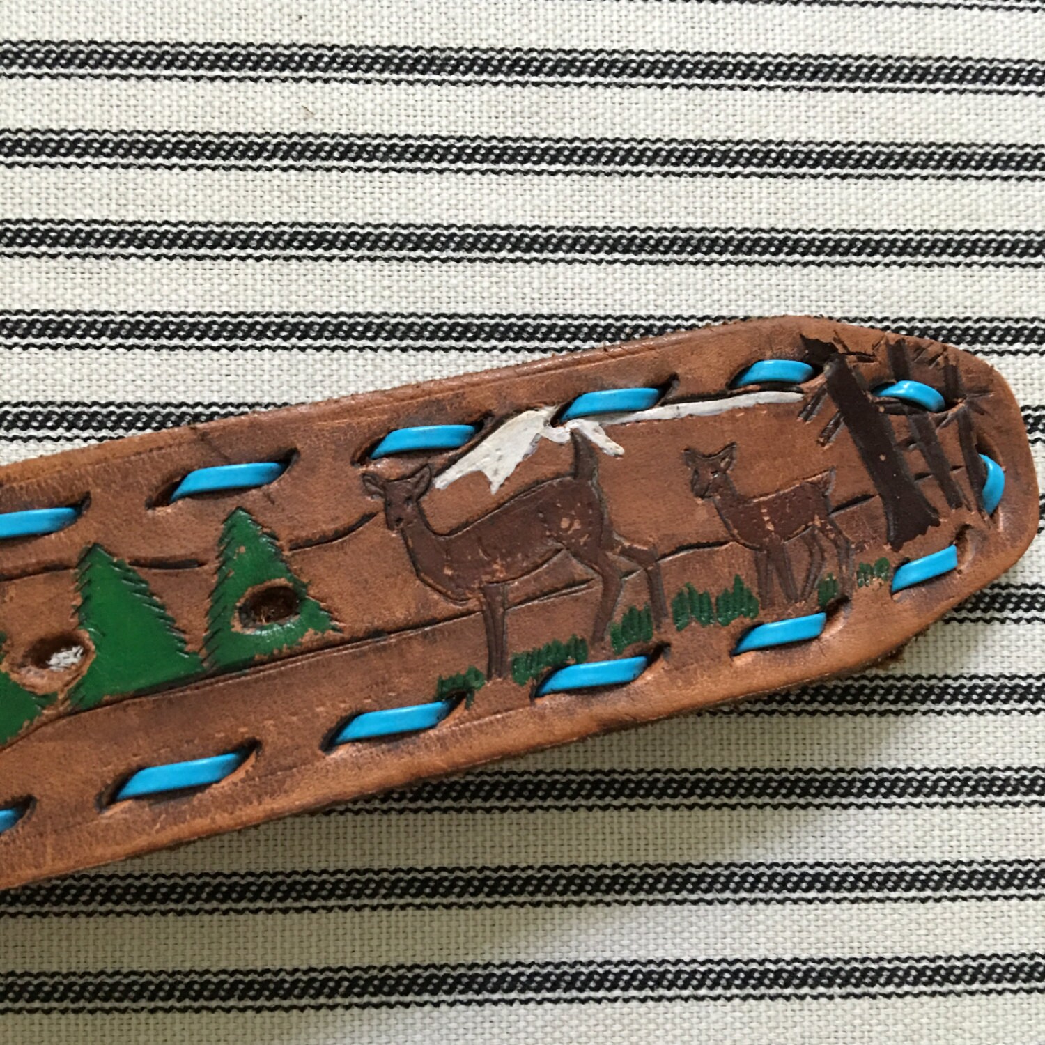 Vintage CHARLIE Western Boys Belt - Etsy